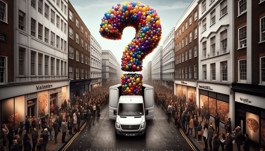 How many helium balloons can you fit in a Luton van? Let's find out...